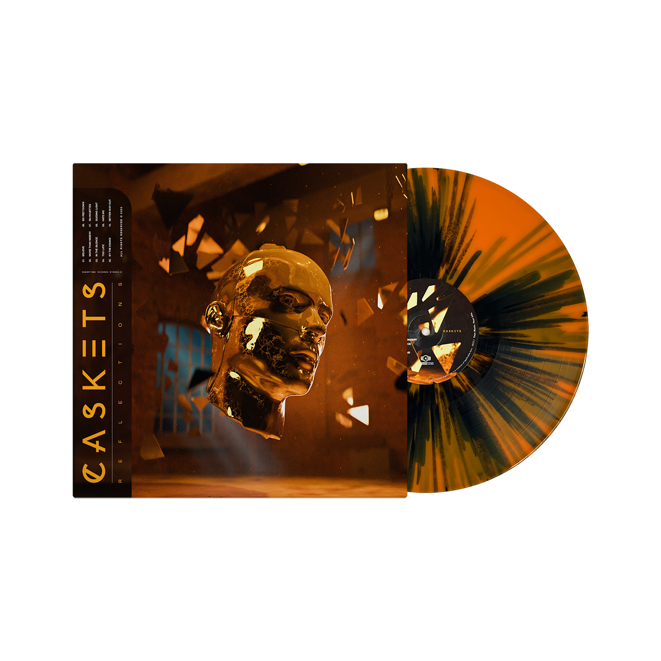 Reflections Vinyl (Orange/Black) – Caskets